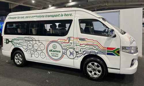 eKamva Arrives in South Africa as First Electric Minibus Taxi
